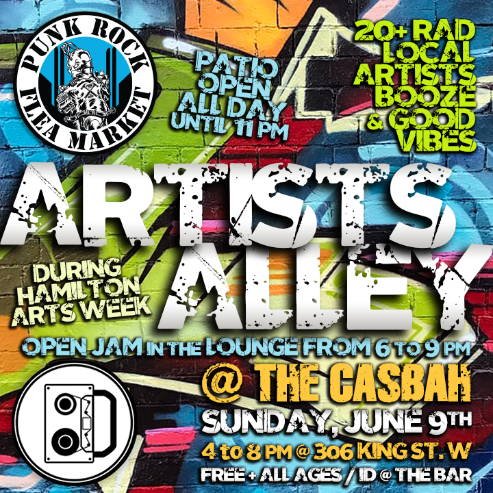 The Punk Rock Flea Market ARTISTS ALLEY Collective Art Show - efosa ...